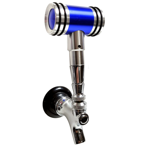 Speed Series Machined Blue and Silver Gear Shifter Beer Tap Handle | eBay