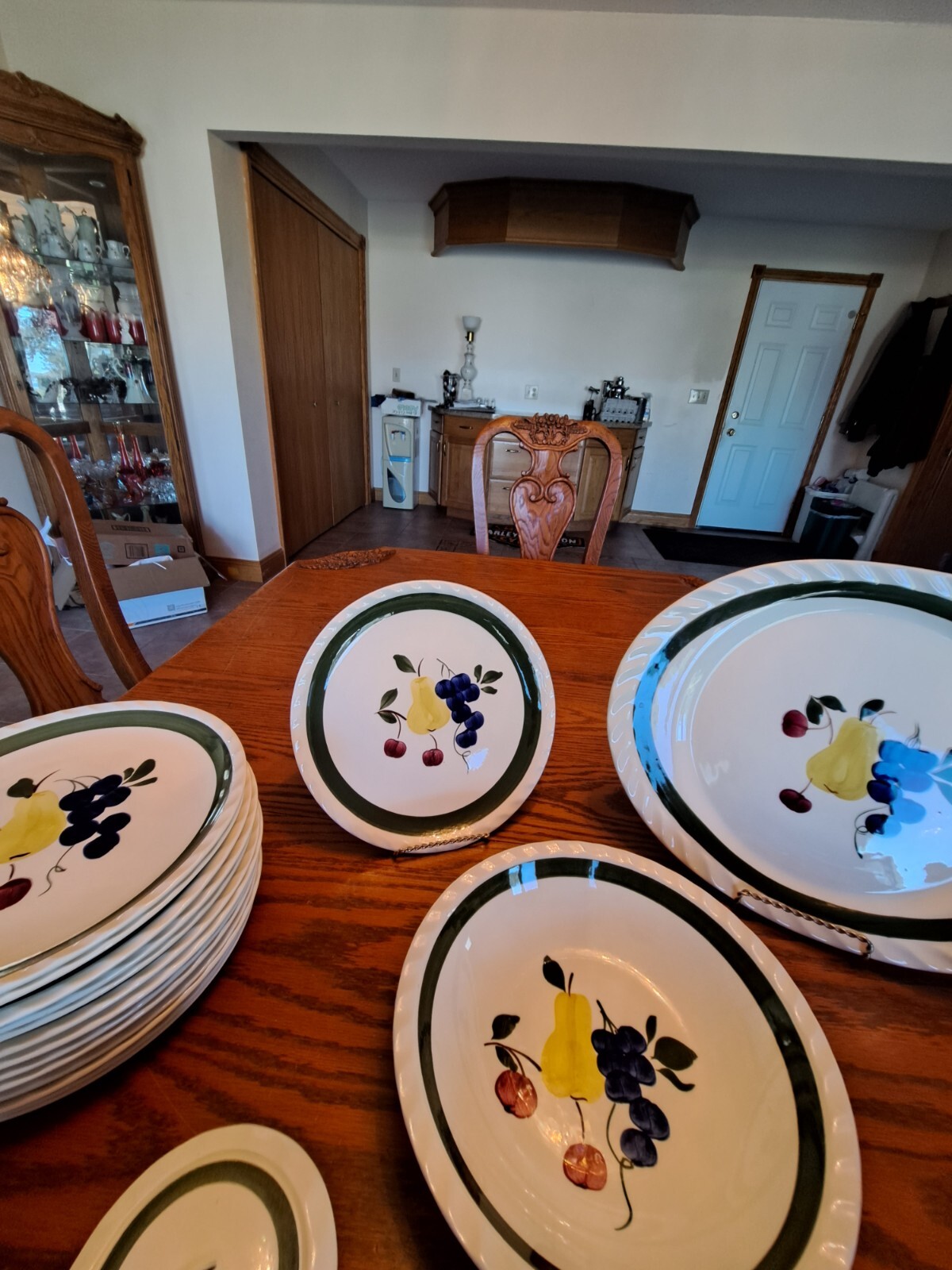 Blue Ridge Southern Pottery Ridge Harvest Pattern 79 Piece Dinnerware ...