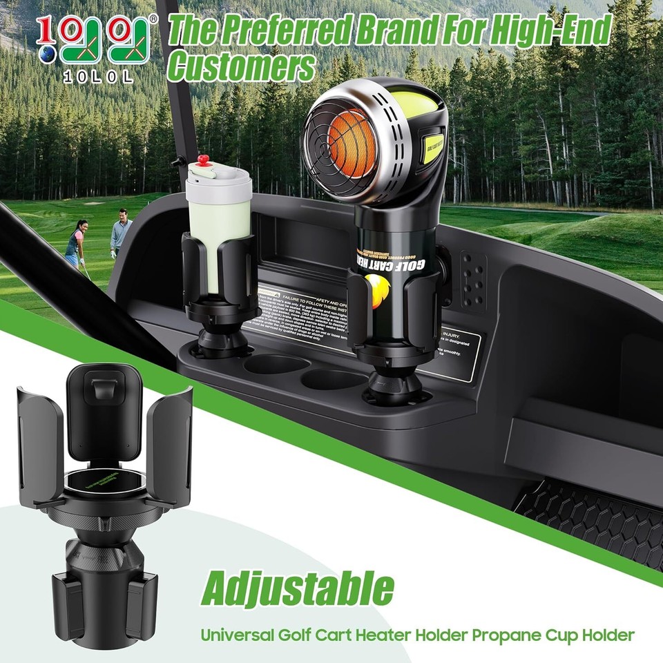 Universal Golf Cart Heater Propane Cup Holder,Adjustable Cup Holder for ...