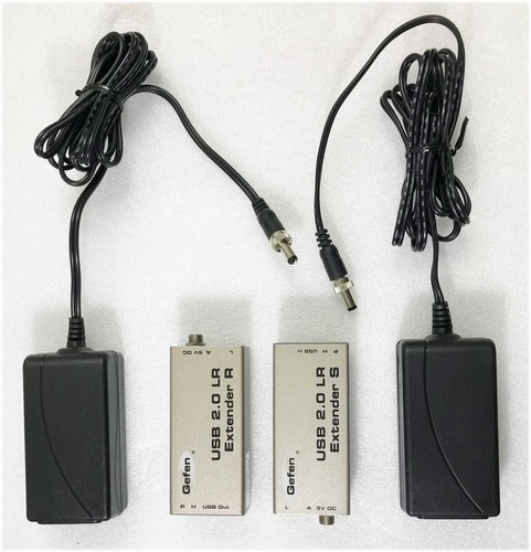 GEFEN USB 2.0 LR EXTENDER S (SENDER) & EXTENDER R (RECEIVER) + PSU ...