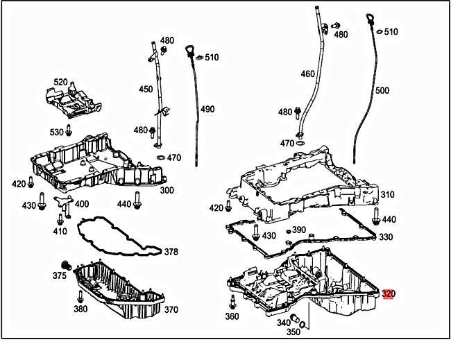 Genuine MERCEDES Oil pan lower section 6510100528 | eBay