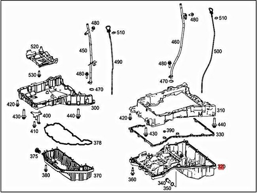 Genuine MERCEDES Oil pan lower section 6510100528 | eBay