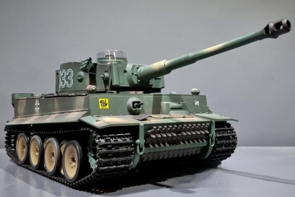 RC Tank Heng Long German Tiger 1 S33 Upgrade Edition 1/16 Scale Heavy ...