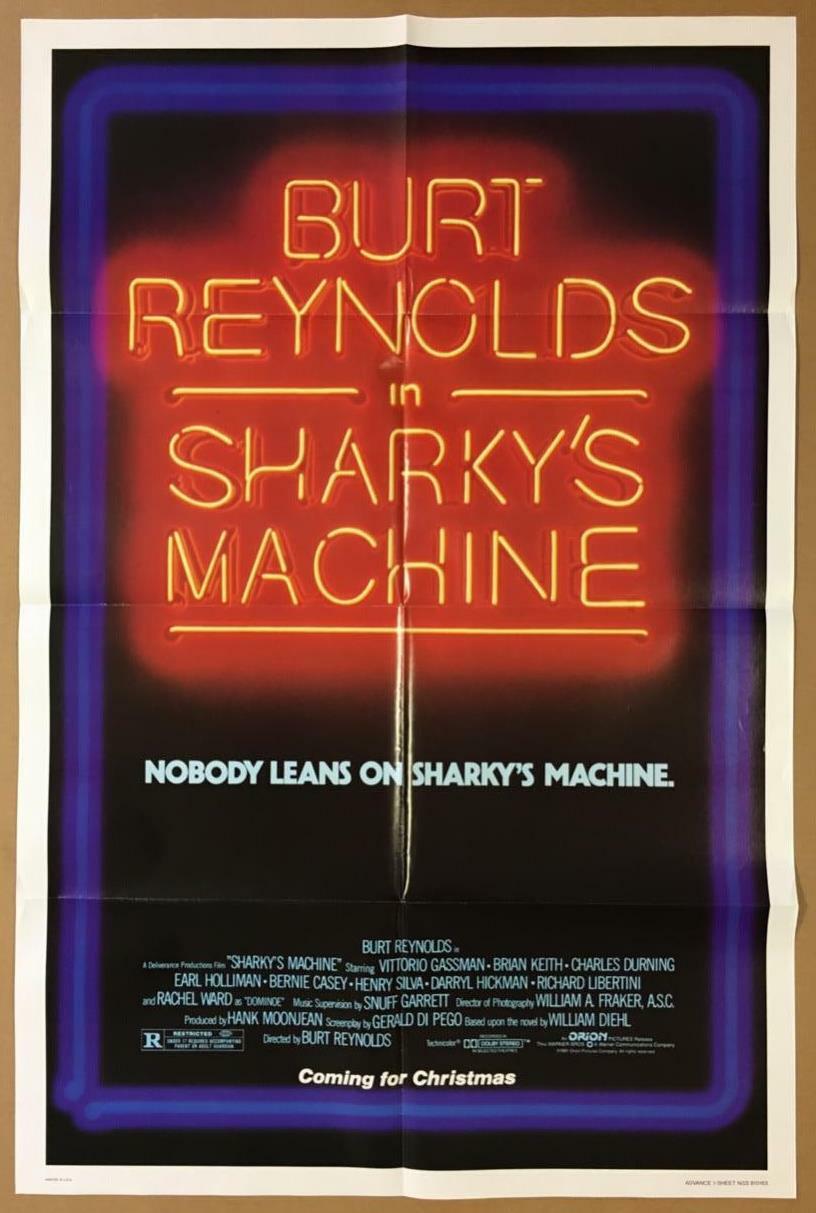 Burt Reynolds SHARKY'S MACHINE 1981 27x41 Org Movie Poster 1645 | eBay