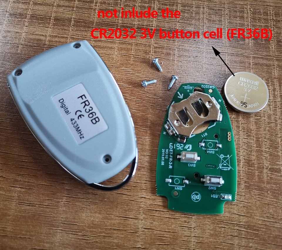 Foresee FR36A 433.92Mhz remote control for sliding gate opener Two ...