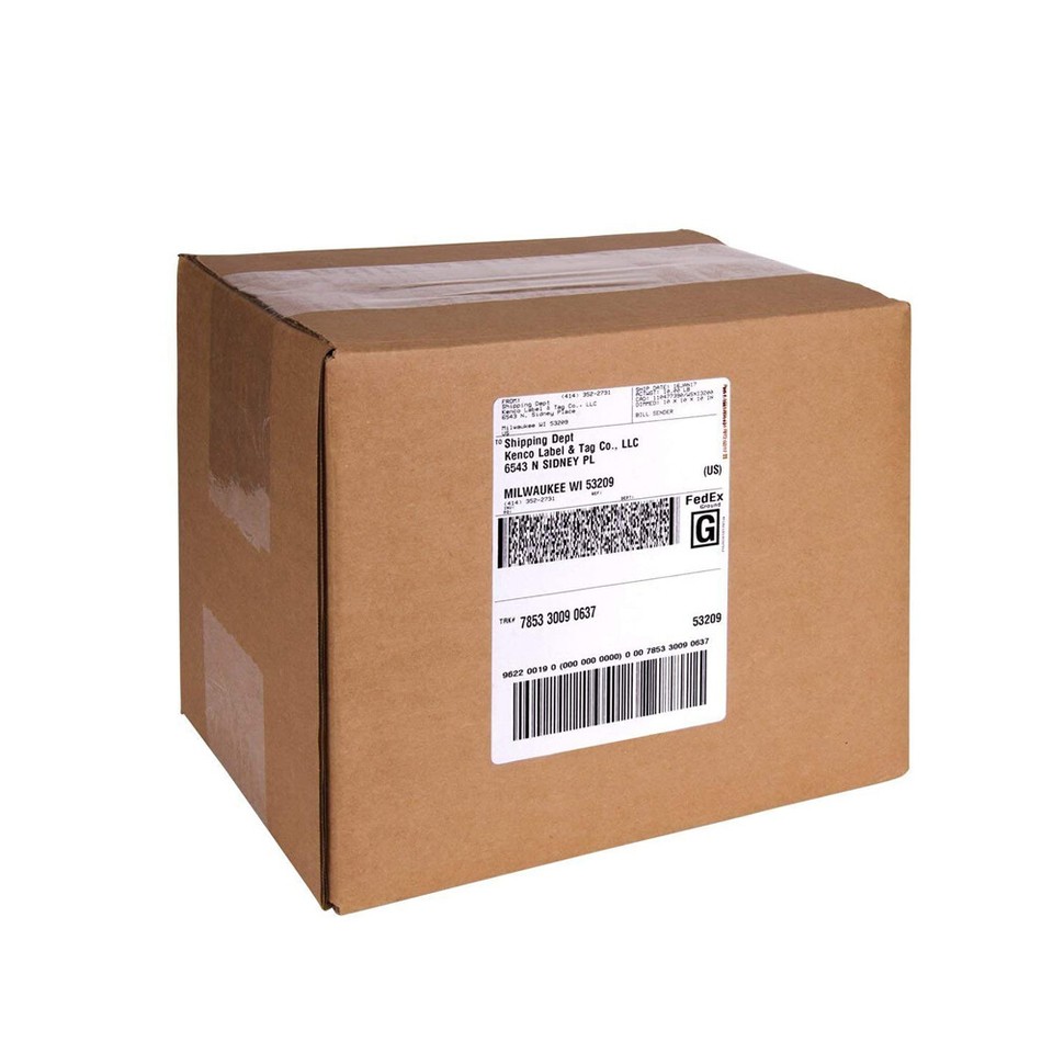 8.5x5.5 Shipping Labels Rounded Corner Self Adhesive 2 Per Sheet 200 ...