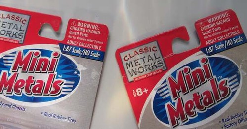 Mini Metals Die Cast HO Train Scale Cars Trucks Lot of 4 Unopened ...