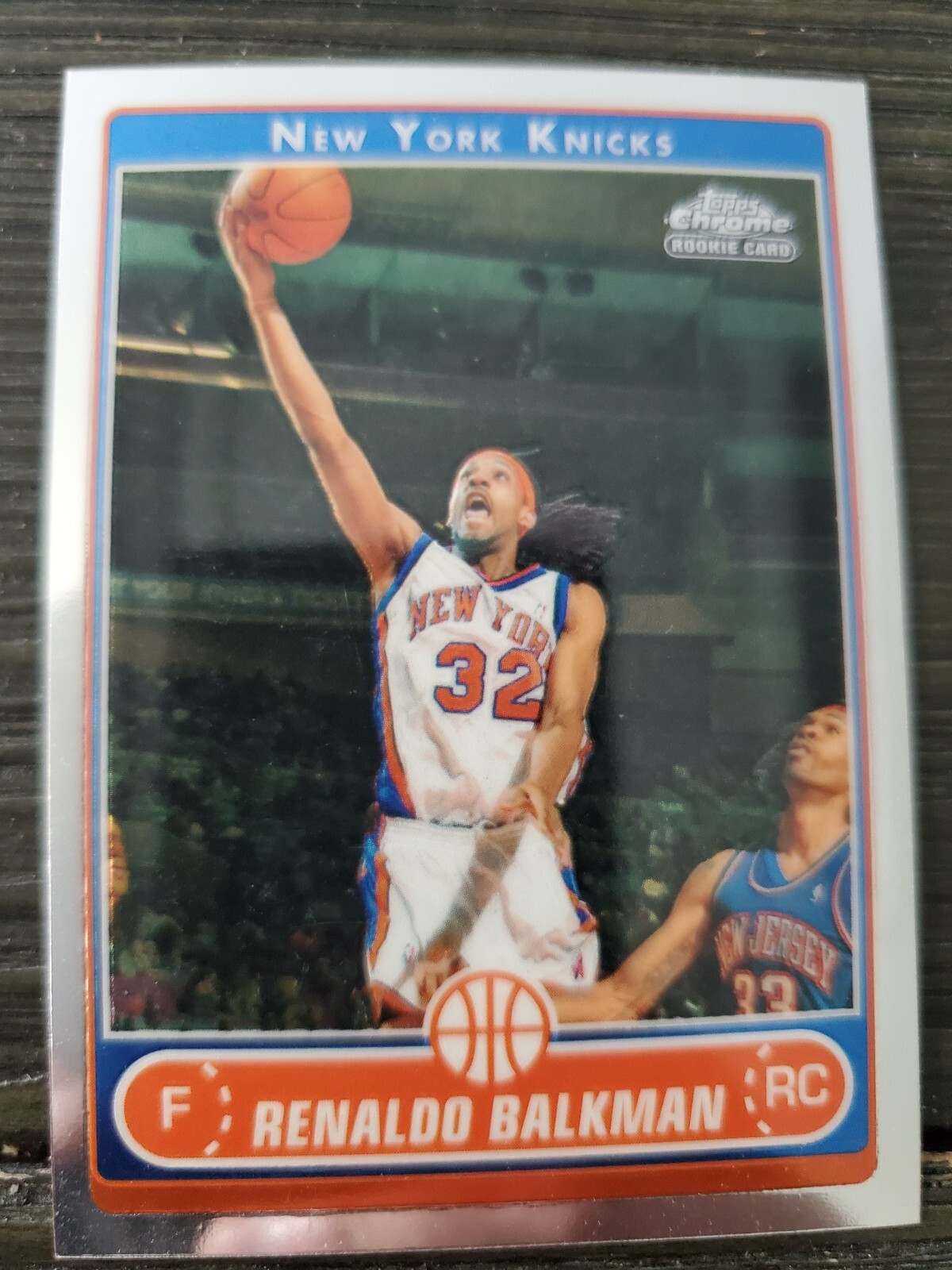 2007 TOPPS CHROME ROOKIE NBA BASKETBALL #178 RENALDO BALKMAN NEW YORK ...
