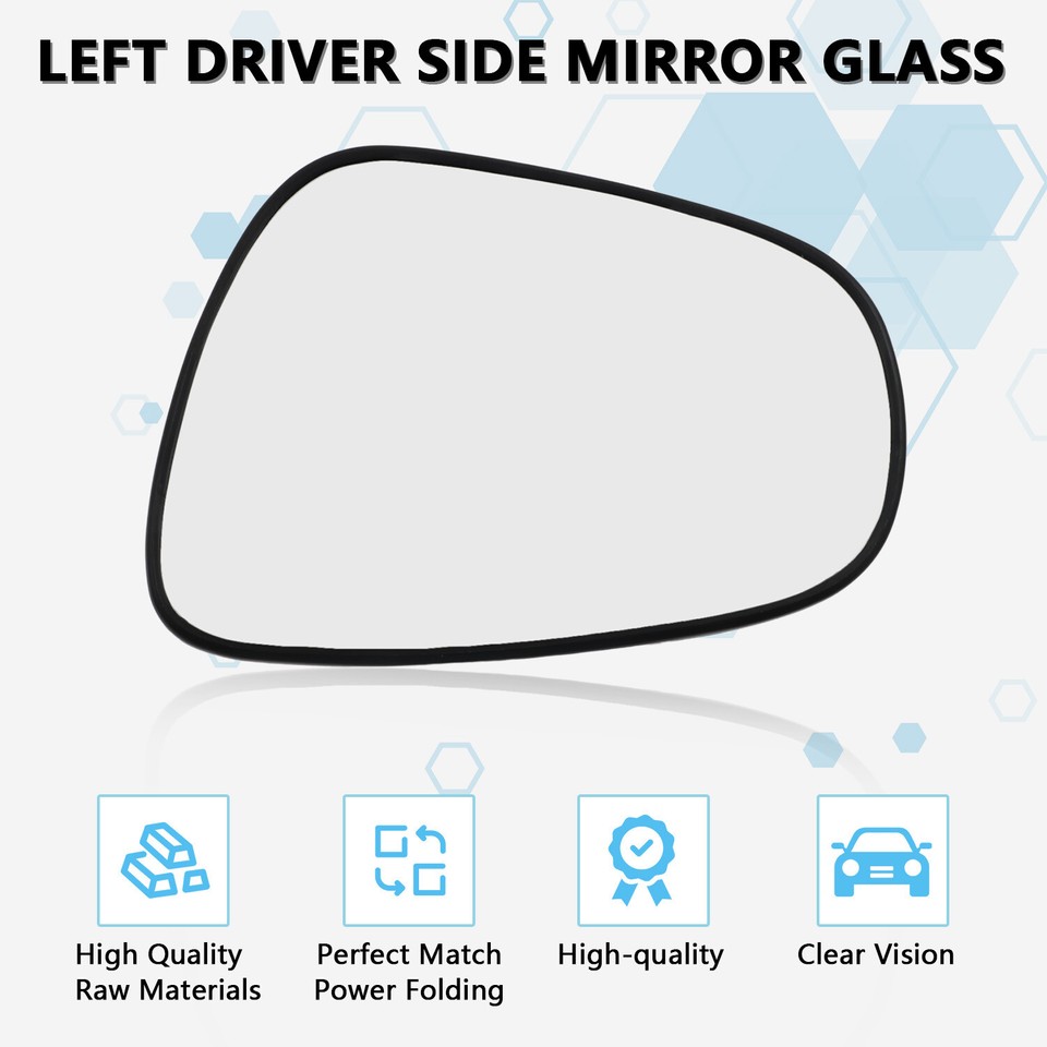 Rearview Mirror Glass Heated Left for 2013 14 15 16 17 2018 Lexus ...