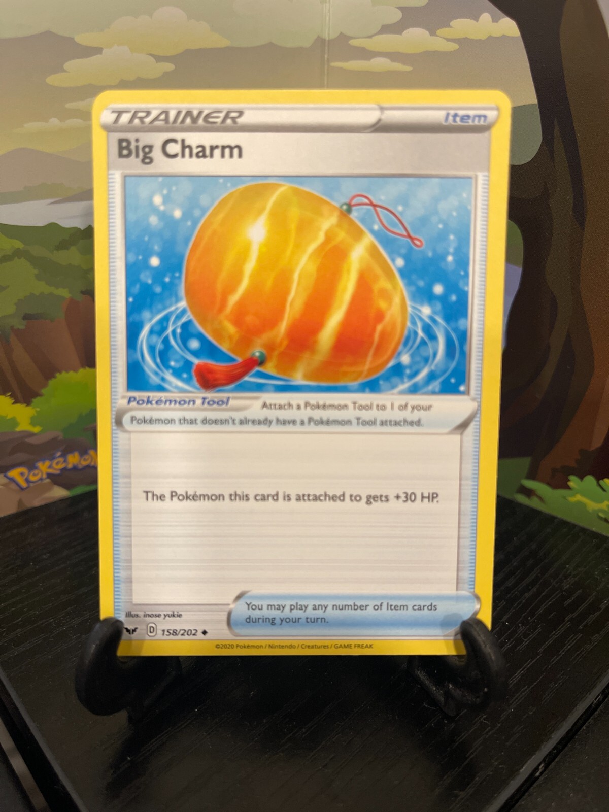 Big Charm 158/202 - Sword & Shield - Uncommon - Pokemon Card TCG - LP ...