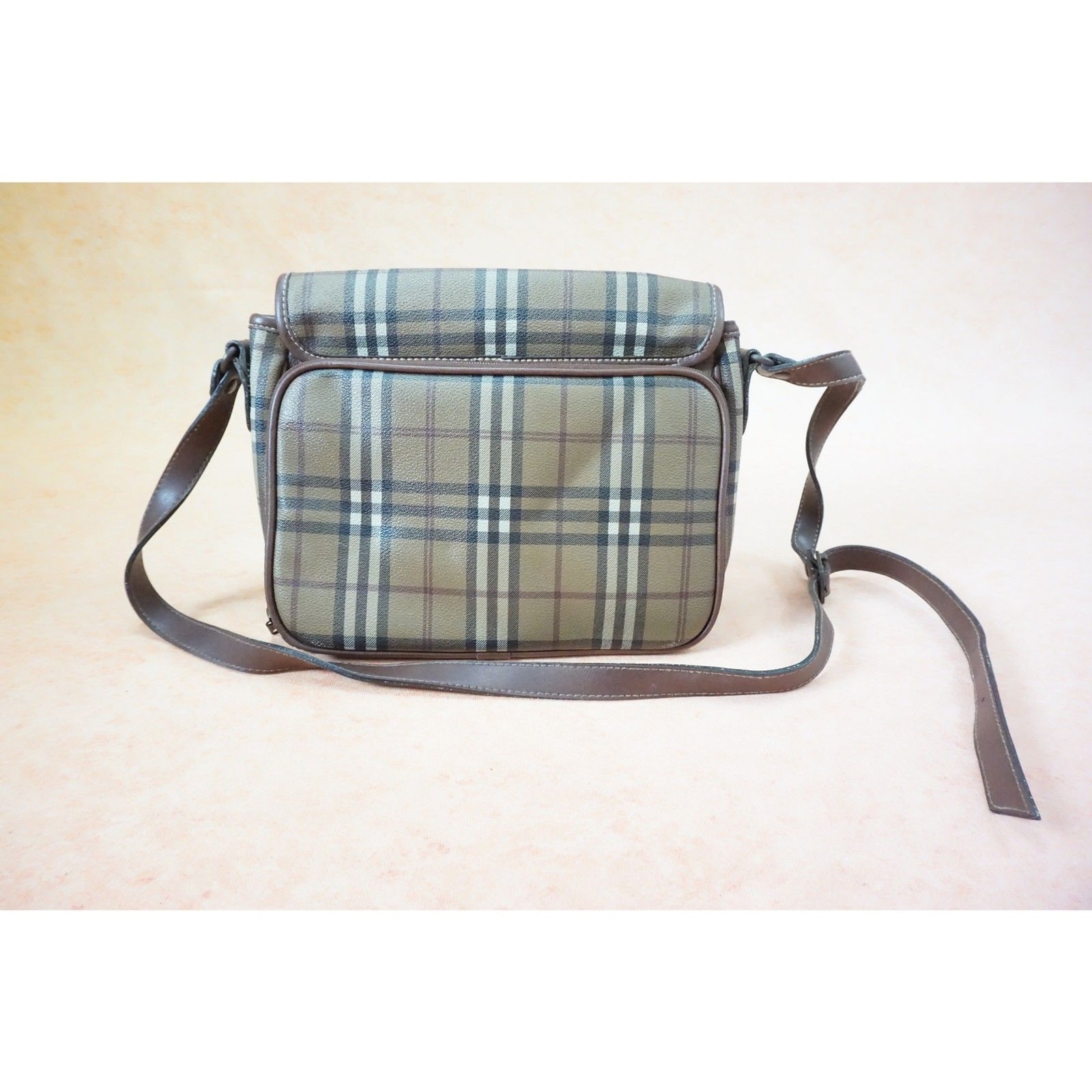 Objectives 1980s purse vintage shoulder bag brown med… - Gem