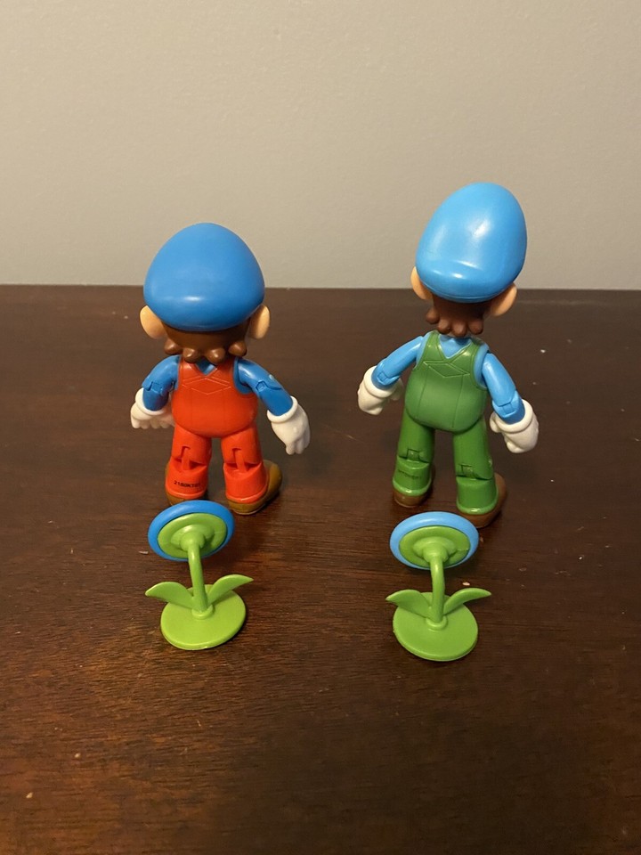 World Of Nintendo Jakks Pacific 4” Figure Lot Ice Mario & Luigi ...