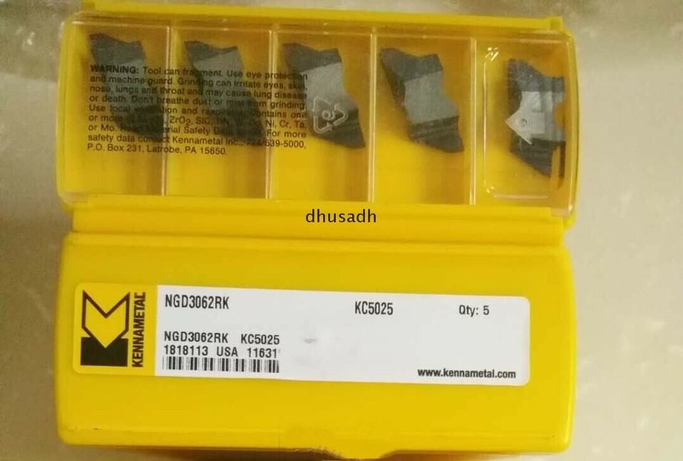 10Pcs New Kennametal NGD3062RK KC5025 Grooving And Cut-Off Carbide ...