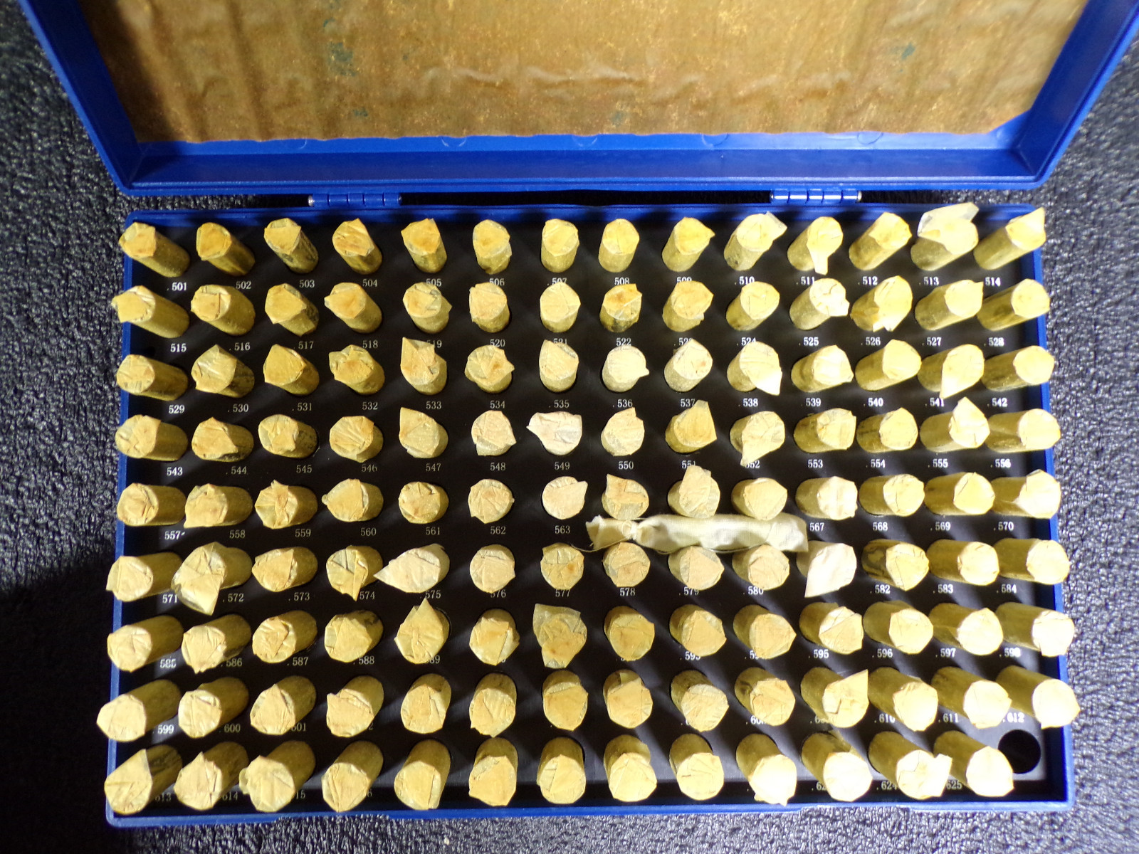 Polished Bearing Steel, Cylindrical Pin Gage Set, PLUS, 125 Pc (K) | eBay