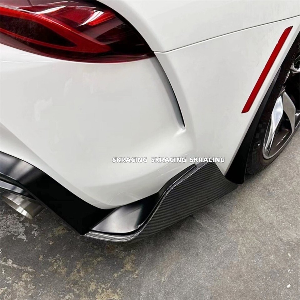 Carbon Fiber Rear Bumper Splitter Lip Aprons For Toyota Supra A90 A91 ...