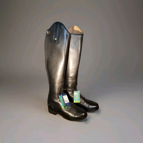 Ariat Kids Heritage Contour Field Zip Tall Boots 4LR Black Leather SIZE ...