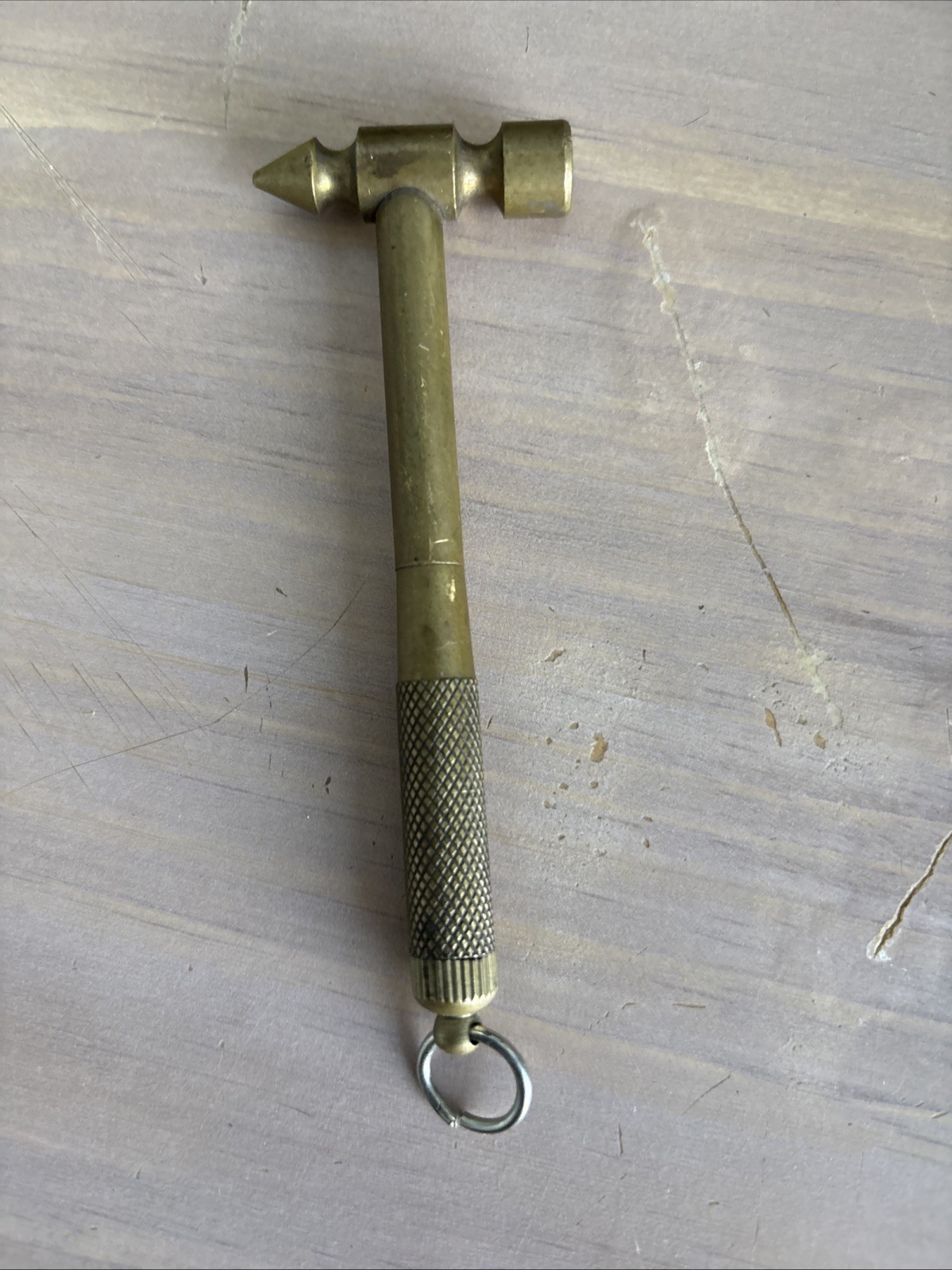 Vintage Brass Ball Peen Machinists Gunsmith Hammer Nesting Screwdriver ...