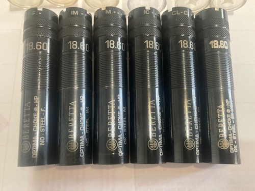 Set of 6 Beretta Optima HP Black Extended 12 Gauge Choke Tubes. | eBay