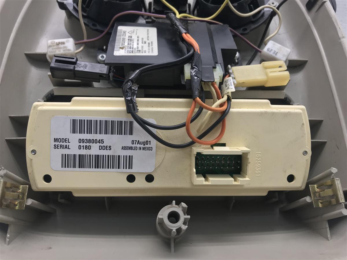 02 GMC YUKON XL 1500 2500 OVERHEAD CONSOLE WITH TEMP CONTROL TAN OEM ...