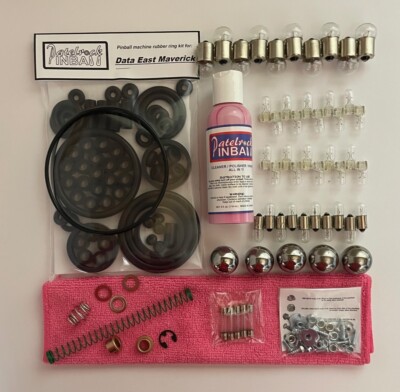 1994 Data East / Sega Maverick Pinball Machine Maintenance Tune Up Kit ...