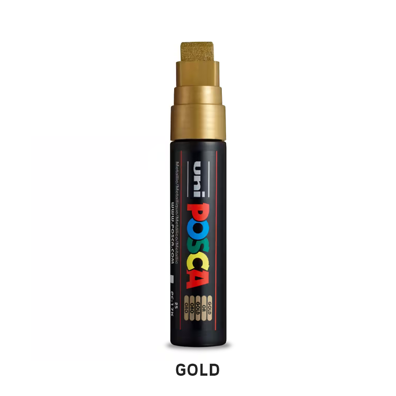 UNI POSCA PC-17K Single Water-based Paint 15MM Chisel Tip Marker ...