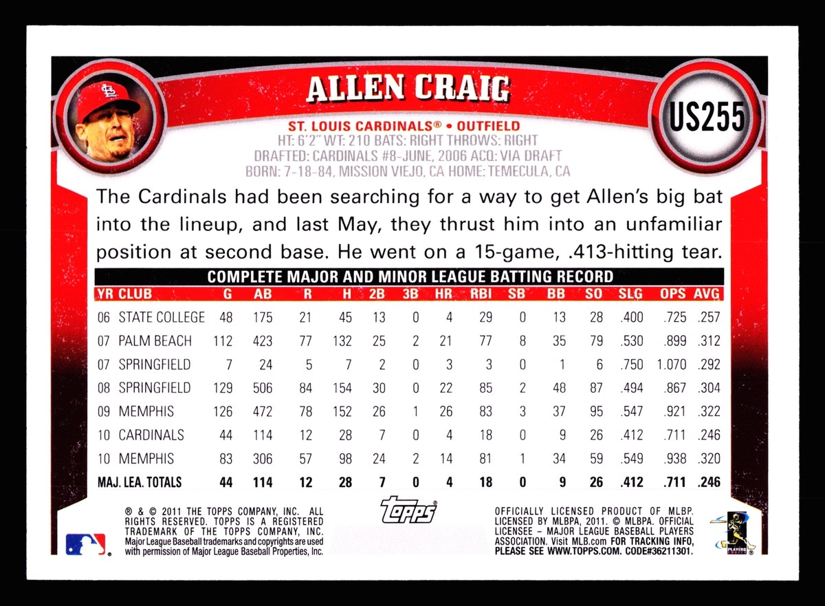 Allen Craig Cardeais Allen Craig St. Louis Cardinals Baseball Sports