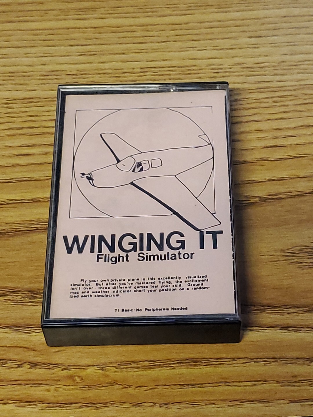 WINGING IT 1981 edition Flight Simulator Game for TI 99/4 & 99/4A Not ...