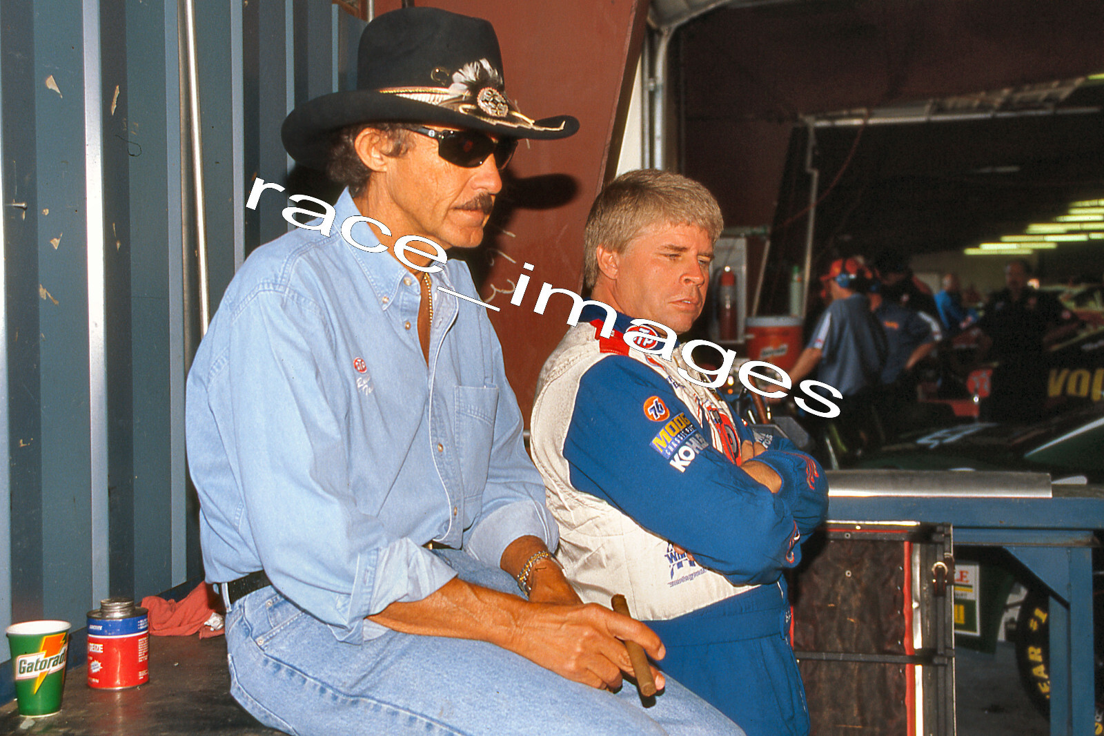 NASCAR - Bobby Hamilton #43 STP and Richard Petty Close Up - 35mm ...