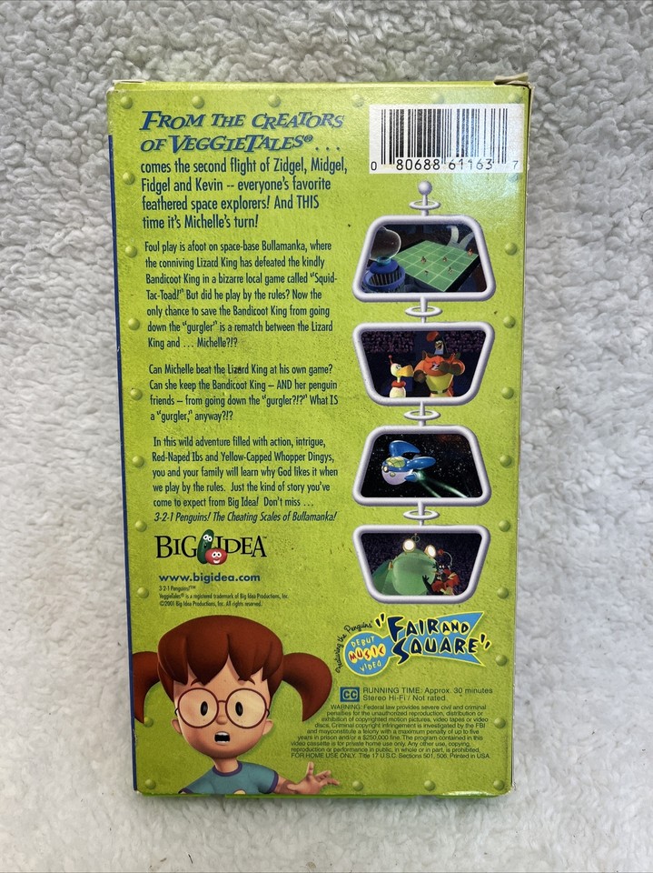 321 Penguins VHS Tape - The Cheating Scales of Bullamanka BigIdea ...