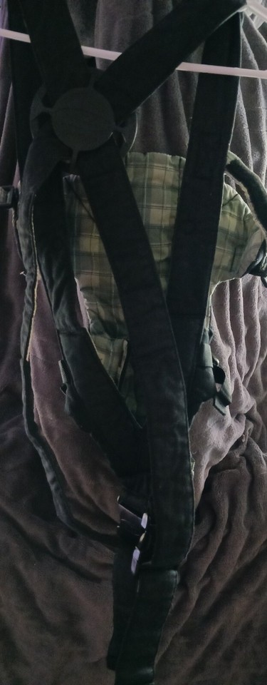 Infantino Black Cozy Rider Baby Infant Carrier Back Front Green & Gray ...