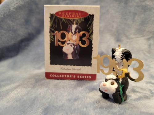 1993 VINTAGE Hallmark Keepsake "1993 FABULOUS DECADE" #4 in Series ...