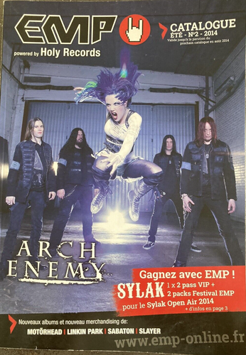 2014 EMP Merchandising Catalog #2, Arch Enemy, Linkin Park, Slayer, Sabaton | eBay