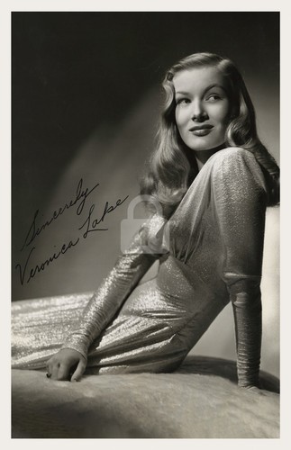 Veronica Lake -- Signed Vintage Photo Postcard Copy | eBay