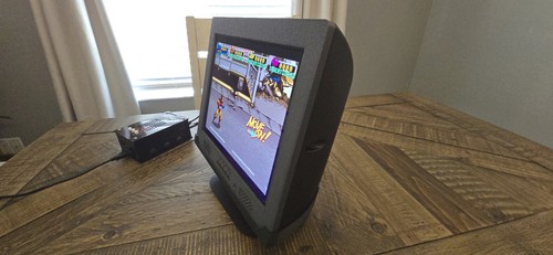 Laser Bear Mini LCD "CRT" Monitor w/Tilt Swivel Stand and Power Supply ...