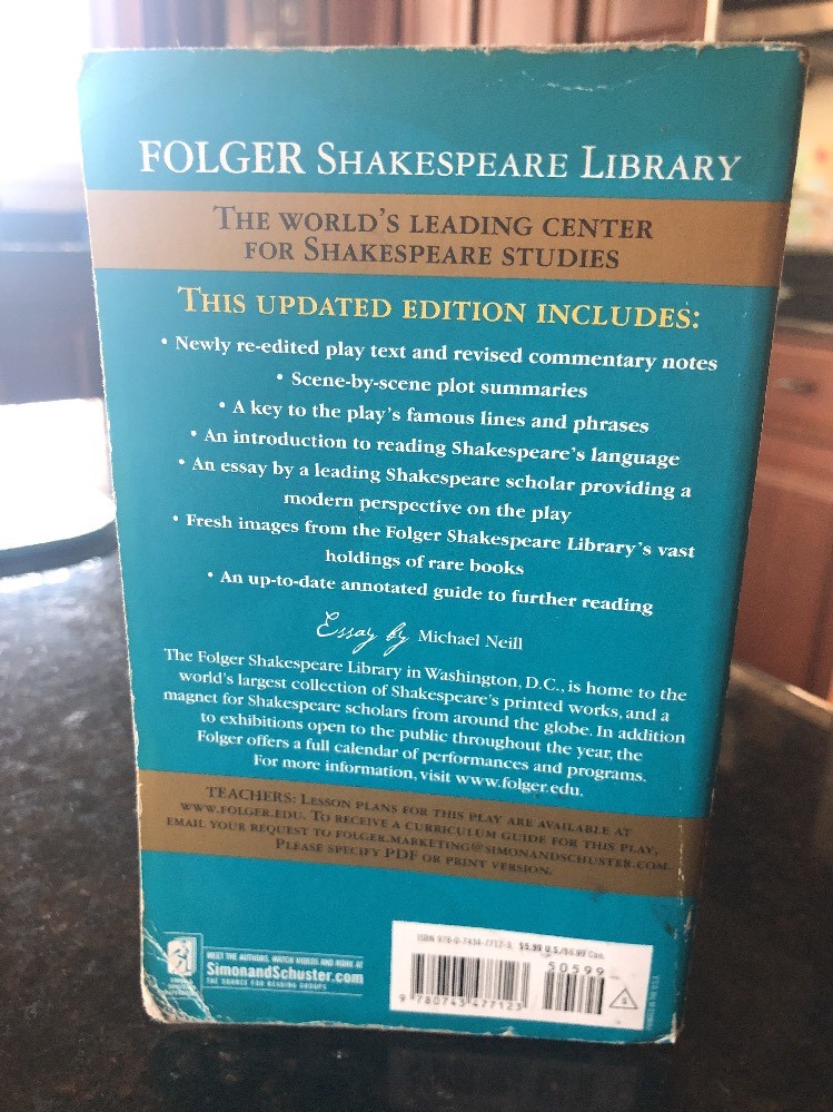 Hamlet ( Folger Library Shakespeare) by Shakespeare, William ...