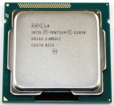 CPU G2030 SR163 3.0 GHz Pentium 2 Core Processor Socket 1155 LGA Tested ...