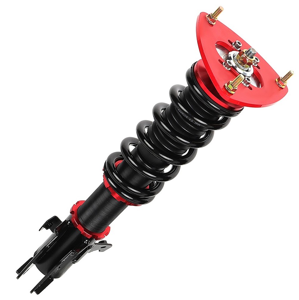 For 2002-07 Impreza WRX GDA Struts Struts Springs Kits Adj Height Red ...