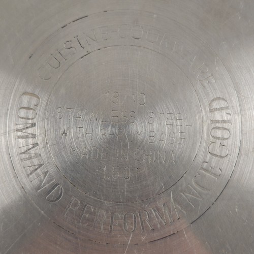 Cuisine Cookware Command Performance Gold 1.5qt Stainless Steel Sauce ...