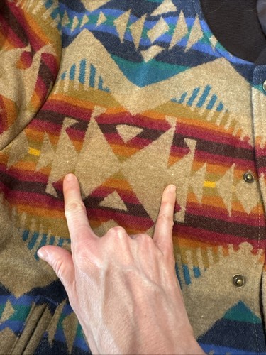 PENDLETON Wool Western Wear / Aztec Bomber Jacket (Sz XL) | eBay