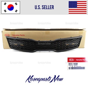 Grille Front Bumper BLACK ⭐GENUINE⭐ 863511W500 Kia Rio Sedan 4 DOOR ...