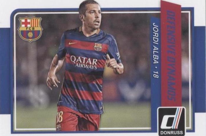 2015 Panini Donruss - Defensive Dynamos Jordi Alba #5 for sale online ...