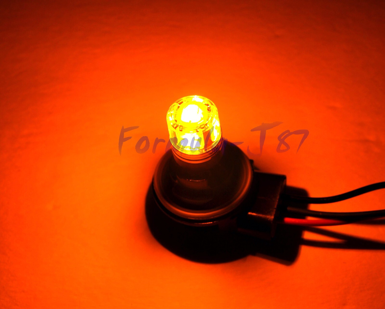 LED 15W 3456 Orange Amber Two Bulbs Light Front Turn Signal Replacement ...
