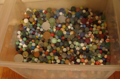 100 Vintage Glass Beach Sea Style Frosted Marbles Old Toys Jewels Cats ...