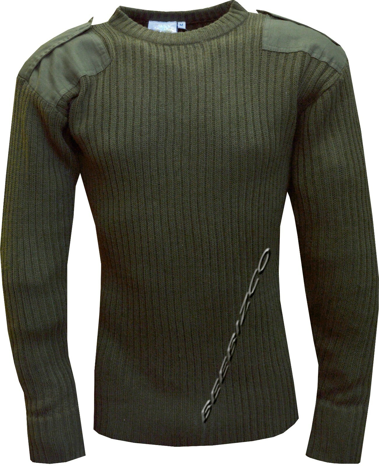 New Mens Doorman Security Army Nato Combat Military Knitted Pullover ...