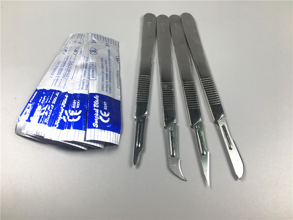 Medical Surgical Scapel Handle Stainless 3# *1 PCS ... Blades 11# 10PCS ...