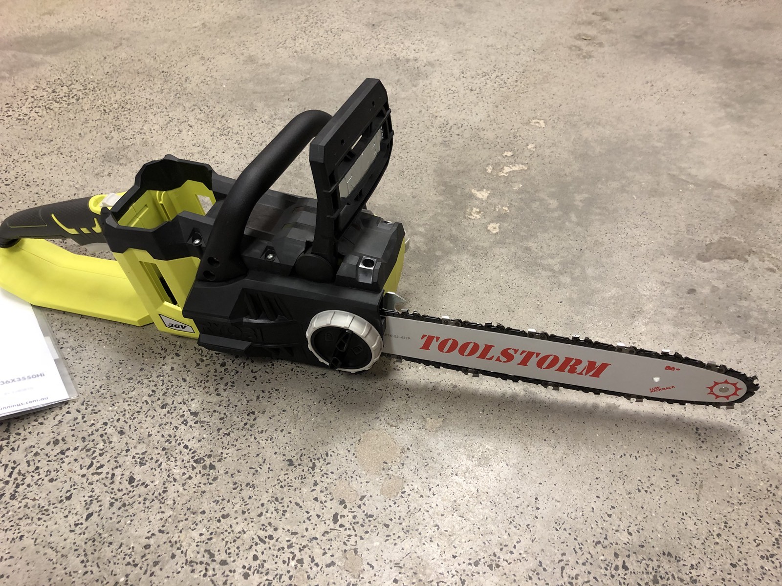 14" Bar & 3 Chains Fit RYOBI Cordless 36V 356mm Chainsaw RCS36X4 ...