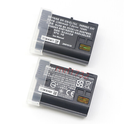 Original Nikon EN-EL15C Battery for Z5 Z6 Z7 Z8 Z6II Z7II Zf MH-25a ...