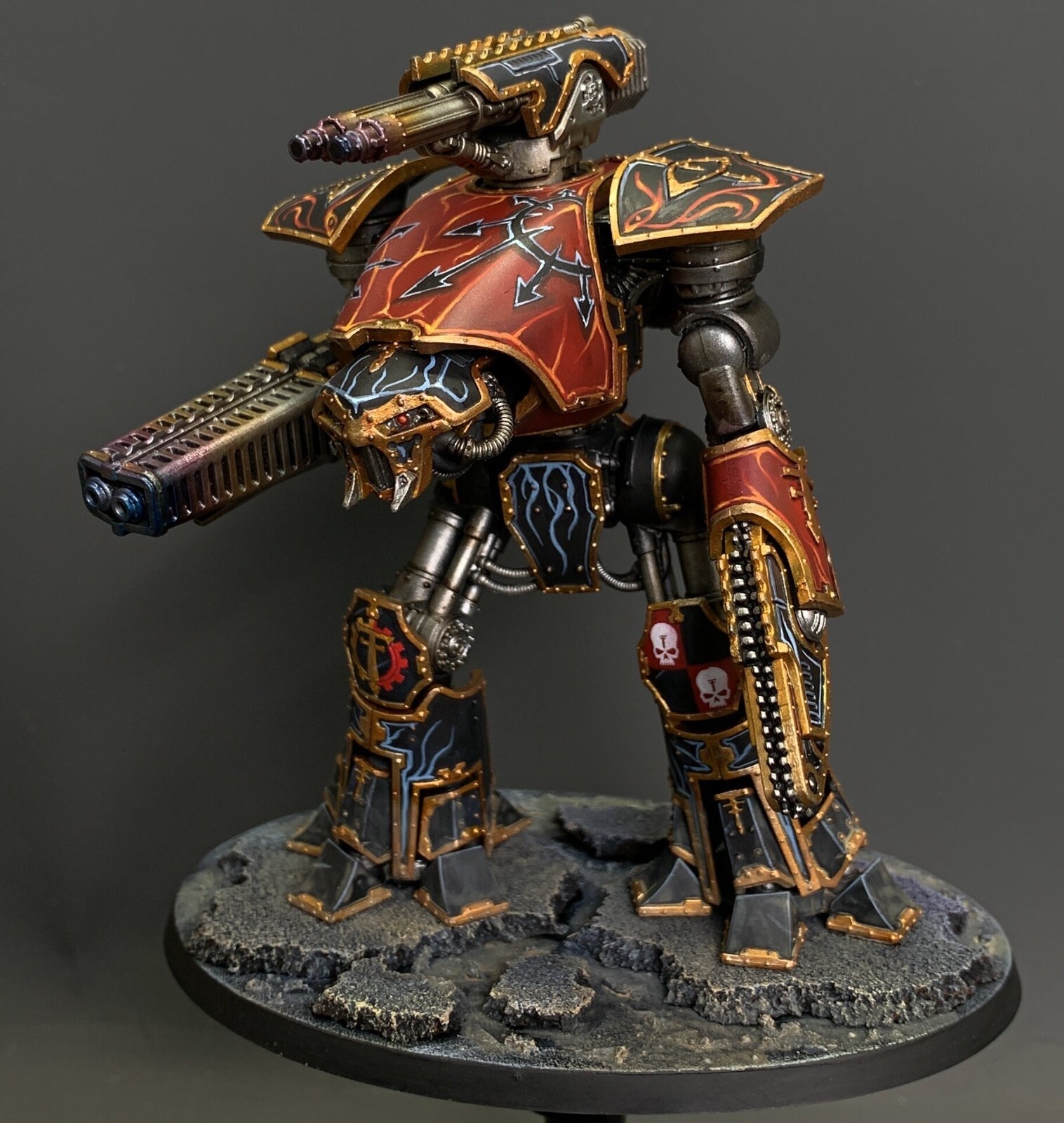 4.7 inches Warhammer 30K Army Reaver Battle Titan With Melta Cannon pro ...