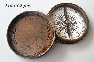 Brass Compass Stanley London Working Marine Compass Birthday Gift Set ...