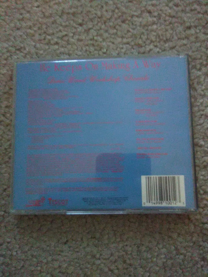 DORIS WARD WORKSHOP CHORALE HE KEEPS ON MAKING A WAY CD 1991 8 TRACKS ...